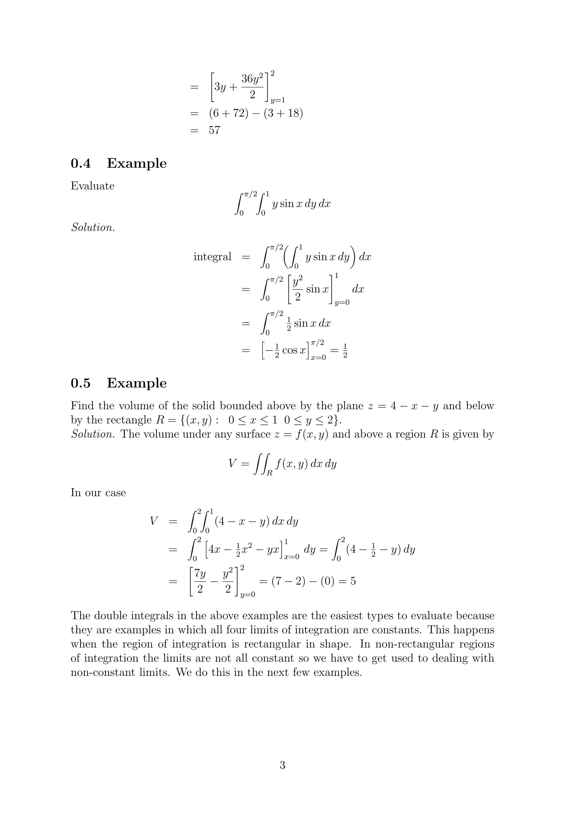 Double integration | PDF