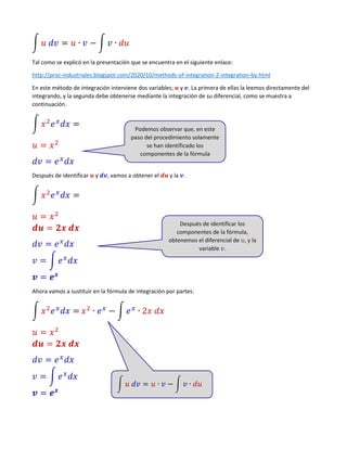 Double integration by parts | PDF