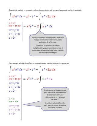 Double integration by parts | PDF