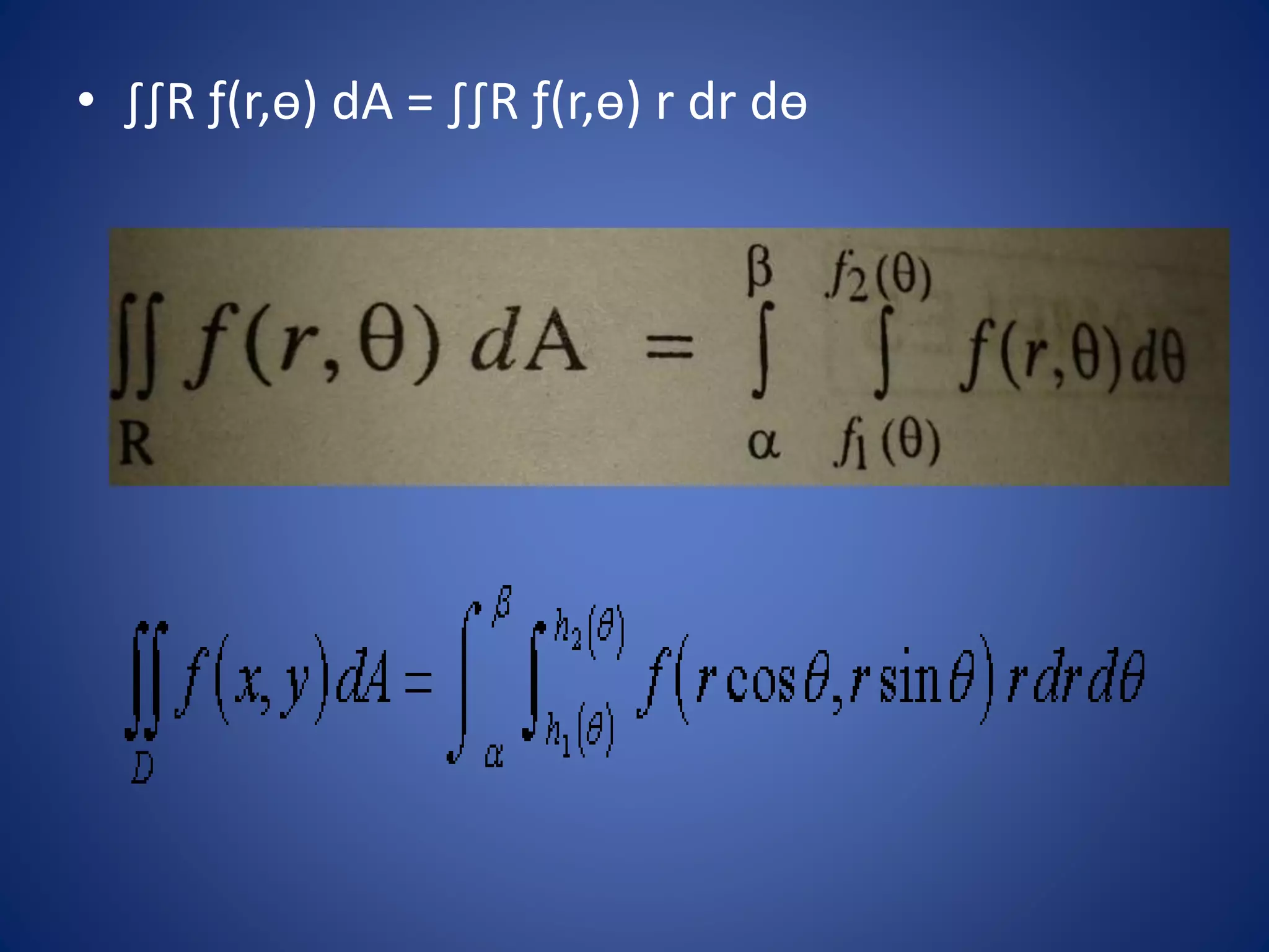 Double integration in polar form with change in variable (harsh gupta ...