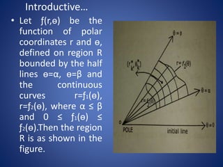 Double integration in polar form with change in variable (harsh gupta ...