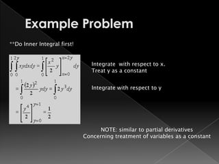 Double integration final | PPT