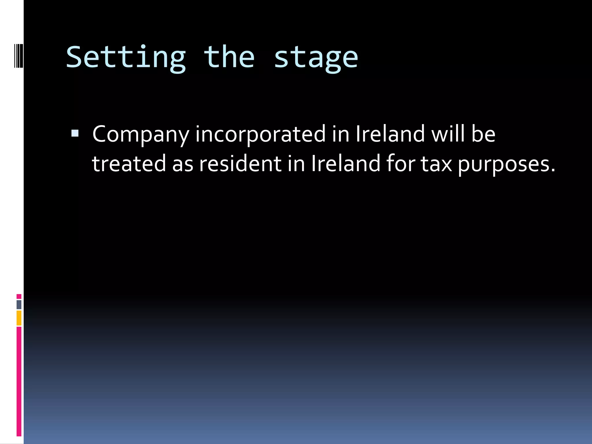 Double irish arrangement with Dutch sandwich | PPTX