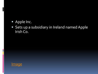 Double irish arrangement with Dutch sandwich | PPTX