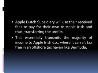 Double irish arrangement with Dutch sandwich | PPTX