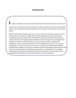 Double irish with Dutch sandwich arrangement | PDF
