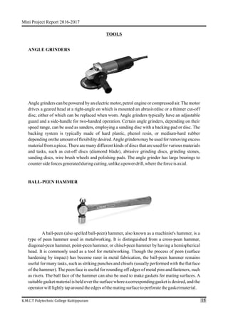Mini project report Double jaw vise | PDF