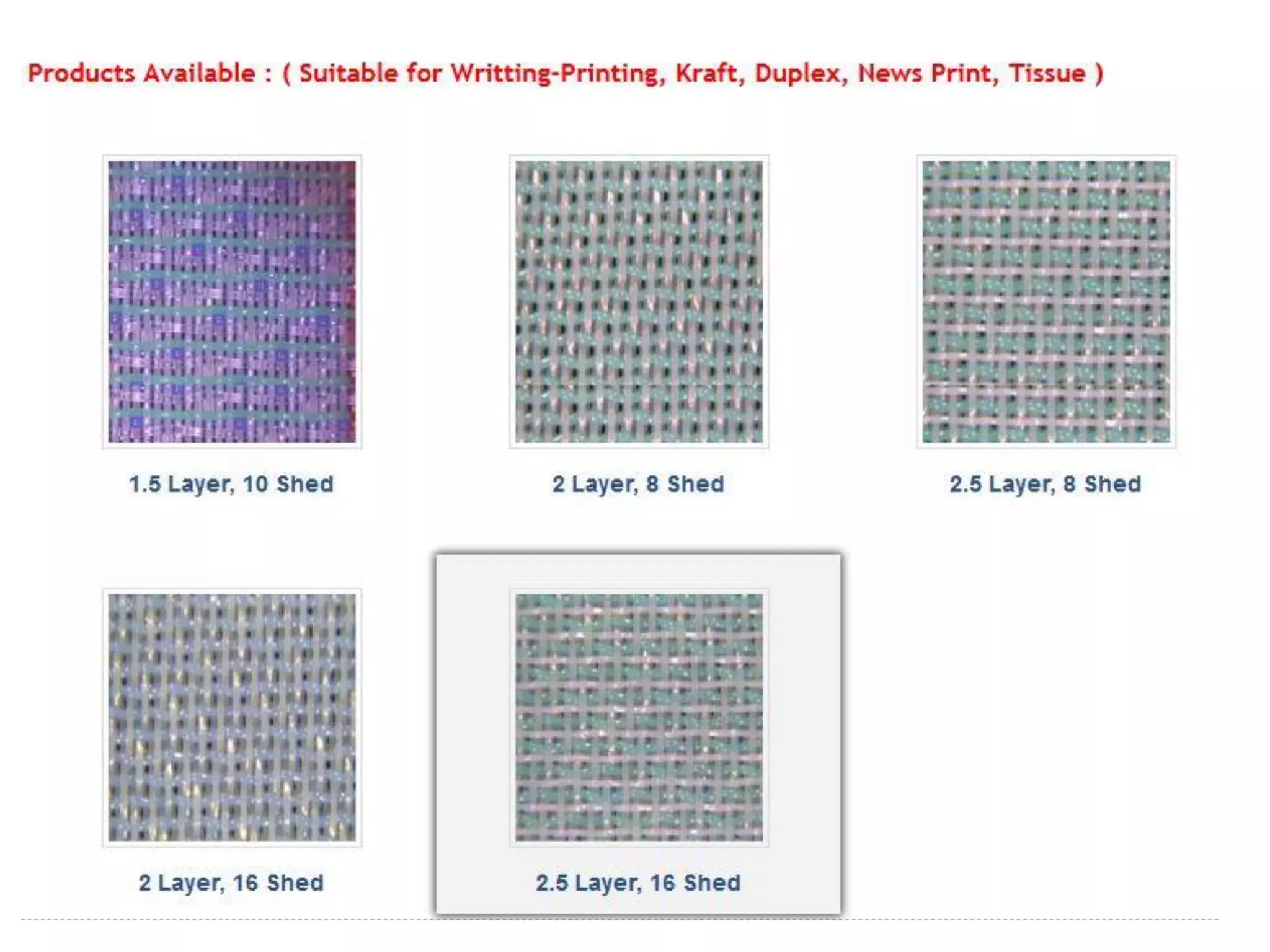 Double layer forming fabric | PDF