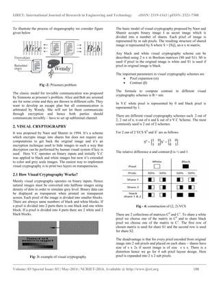 Double layer security using visual cryptography and transform based steganography | PDF
