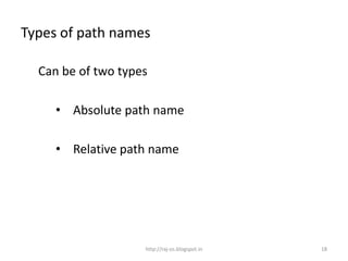 Double level directory structure 55(1) | PPTX
