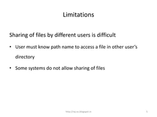 Double level directory structure 55(1) | PPTX