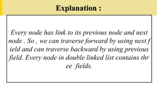 Double link list | PPT