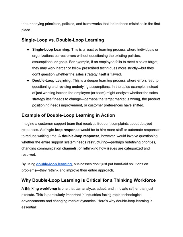 Double Loop Learning_ The Key to Smarter Decision-Making in the ...