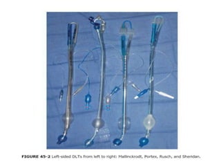 Double lumen tubes | PPTX