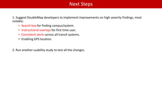 Double map App - Usability Evaluation | PPT