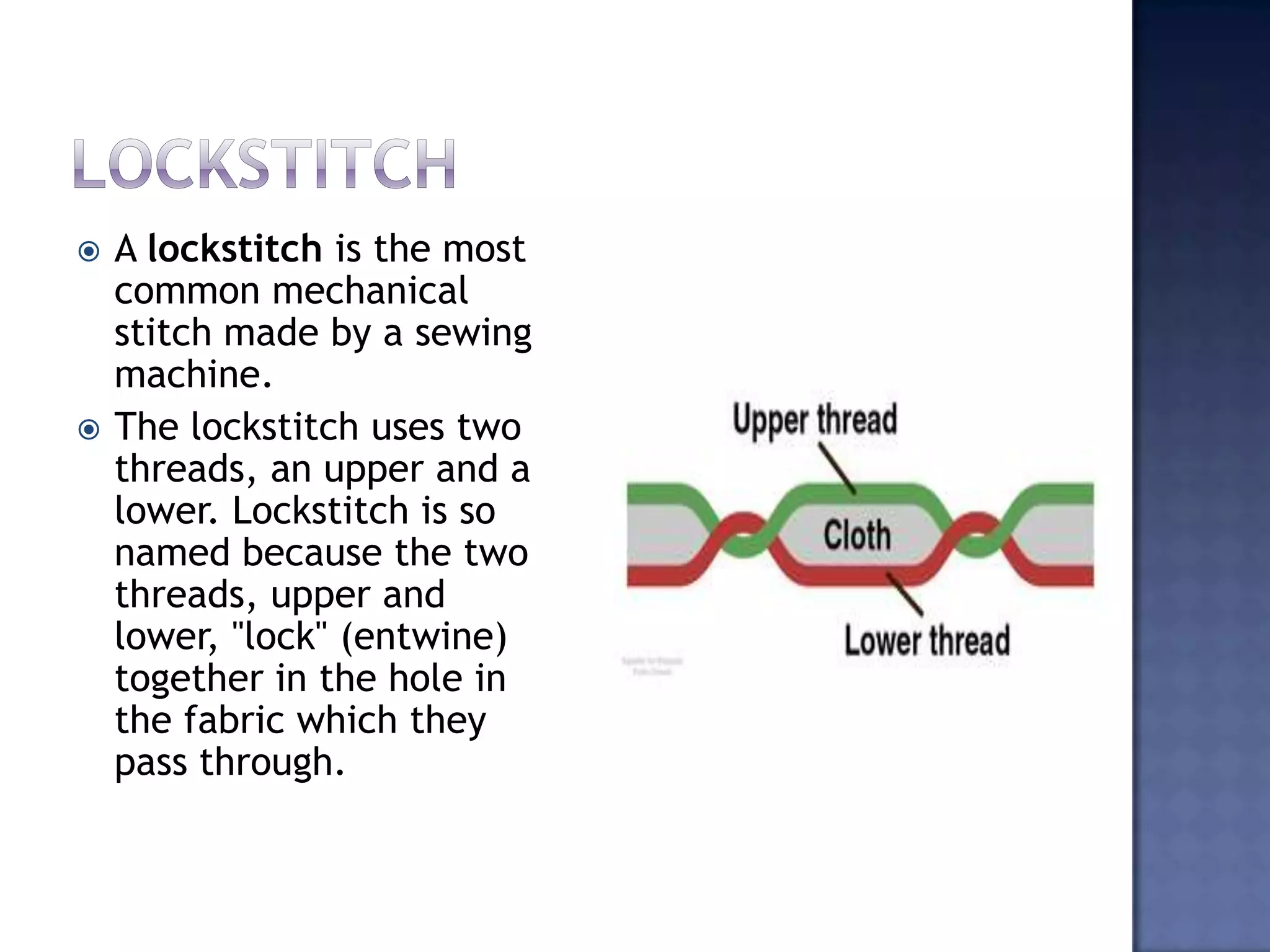 Double needle lockstitch machine (dnls) (2) | PPTX