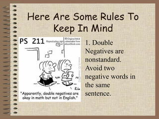 Double negatives | PPT