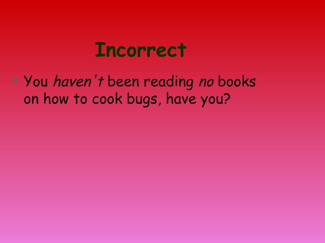 Double negatives ppt | PPT