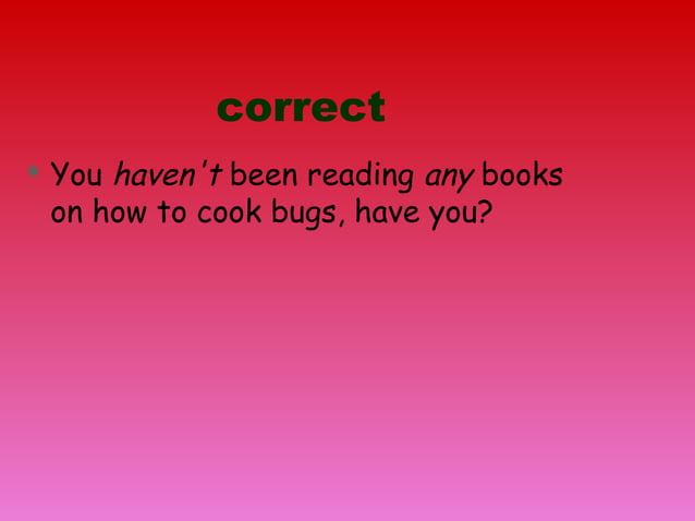 Double negatives ppt | PPT