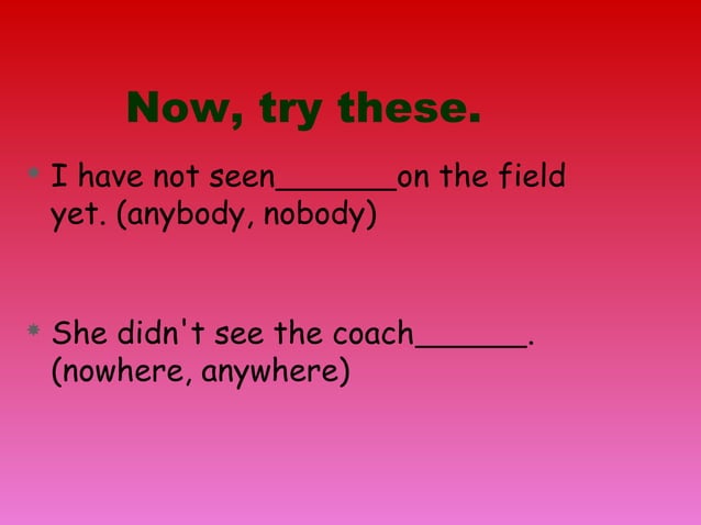 Double negatives ppt | PPT