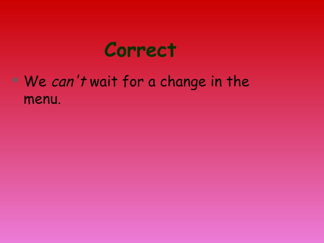 Double negatives ppt | PPT