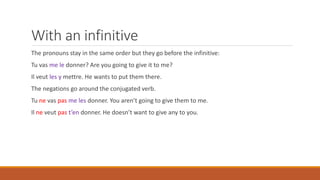 Double obj pronouns | PPT