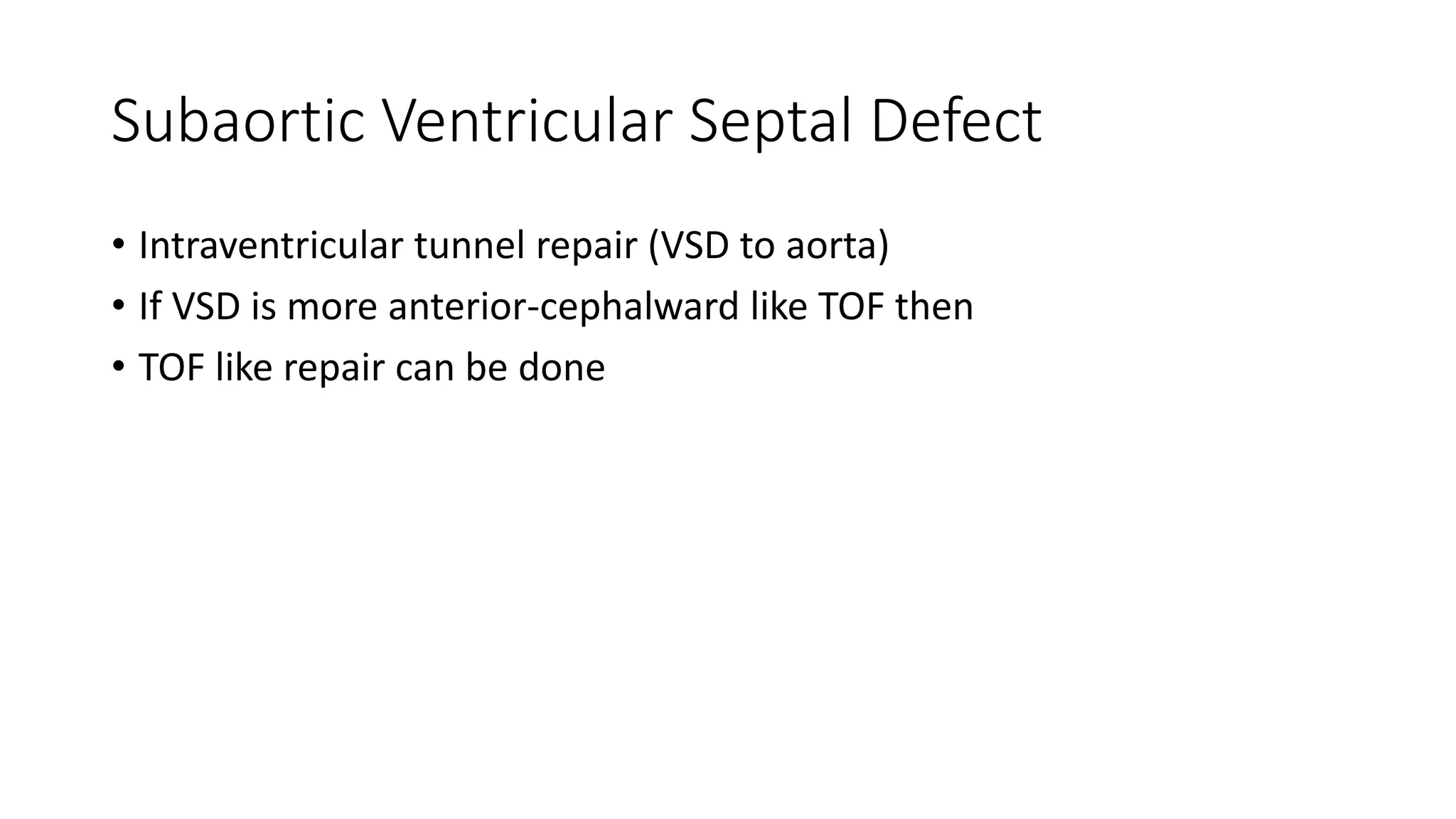 Double outlet right ventricle | PPTX
