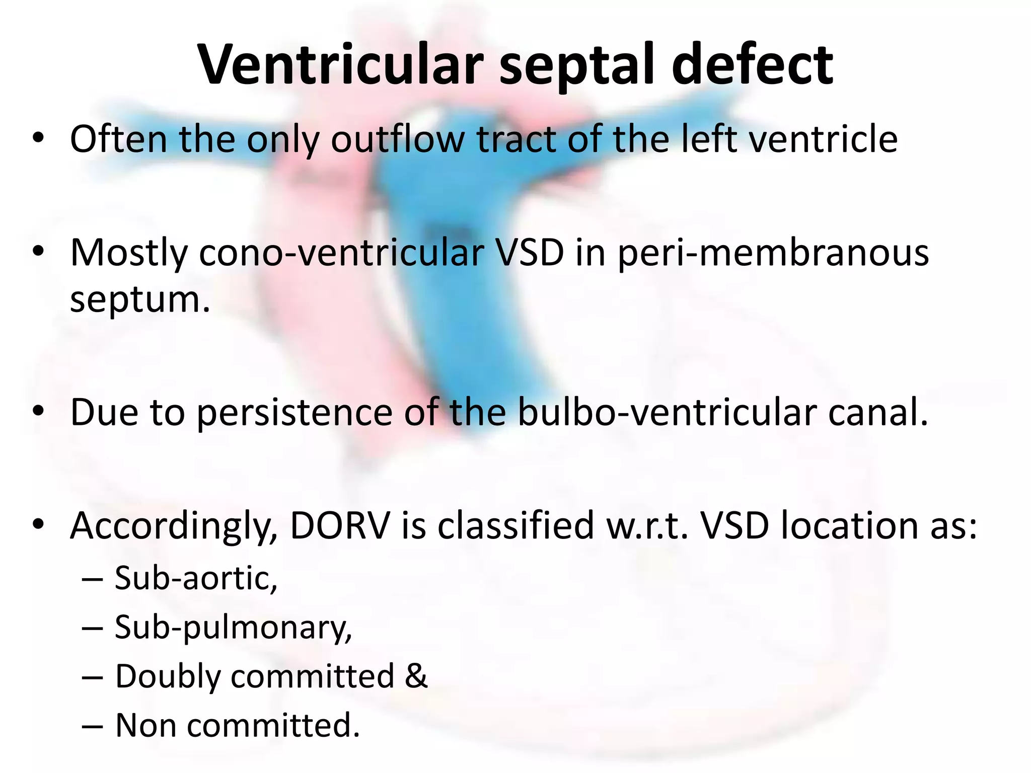 Double outlet right ventricle | PPTX