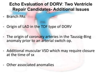 Double outlet right ventricle | PPTX