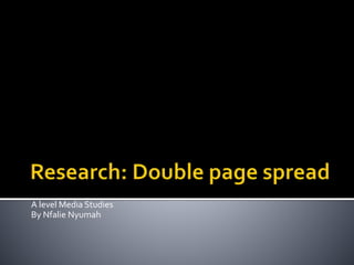 Double page analysis | PPTX