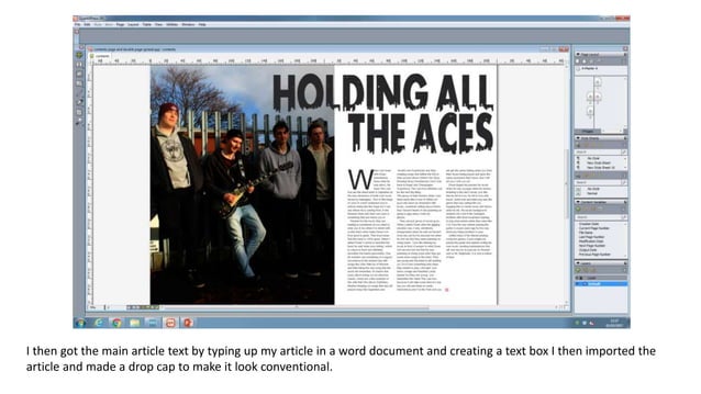 Double paged spread screen grabs | PPT