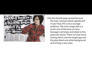 Double page spread | PPTX | Books and Literature