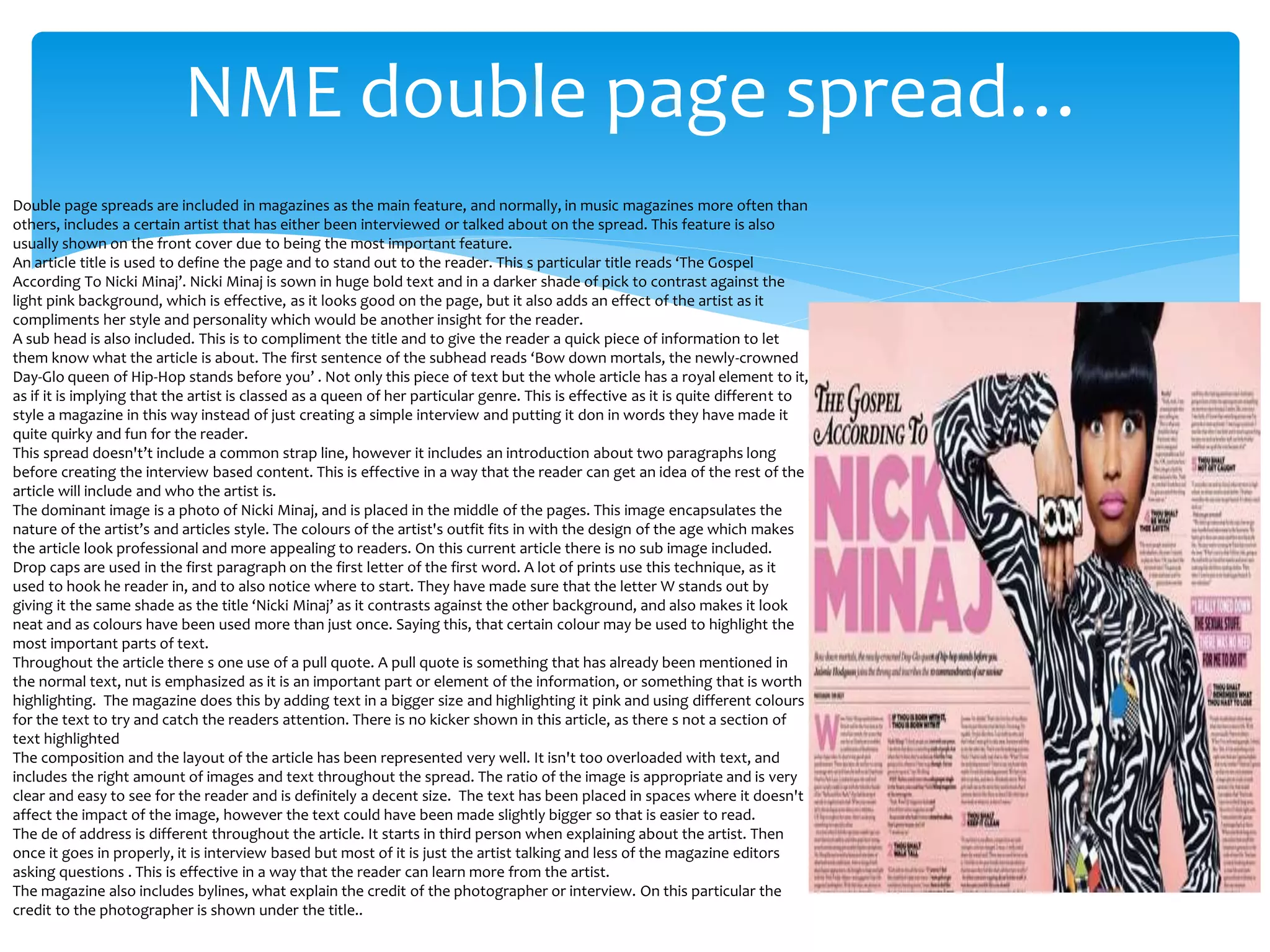 Double page spread deconstructions! | PPTX