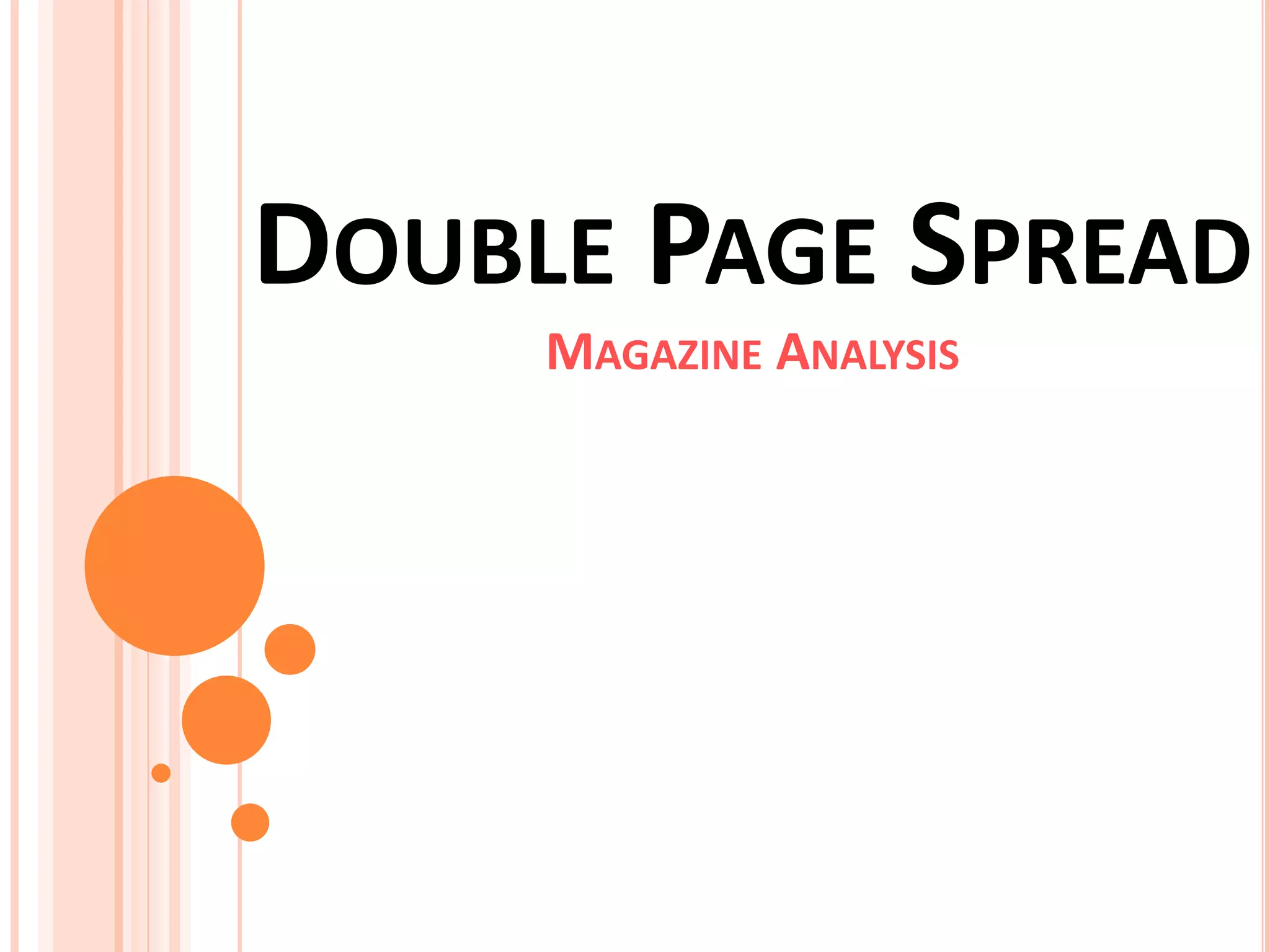 Double Page Spread Analysis | PPTX