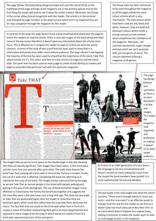 Double Page Spread Analysis | DOCX
