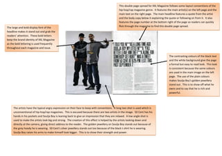 Double page spread analysis | PPT