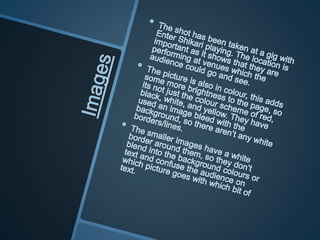 Double page spread analysis | PPT