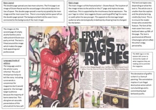 NME double page spread analysis | DOCX