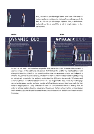 Double page spread analysis | PDF