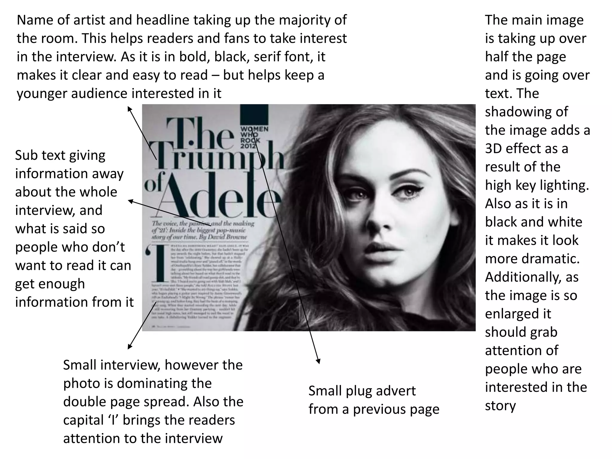 Double page spread analysis | PPTX | Desktop Publishing | Computer Software and Applications