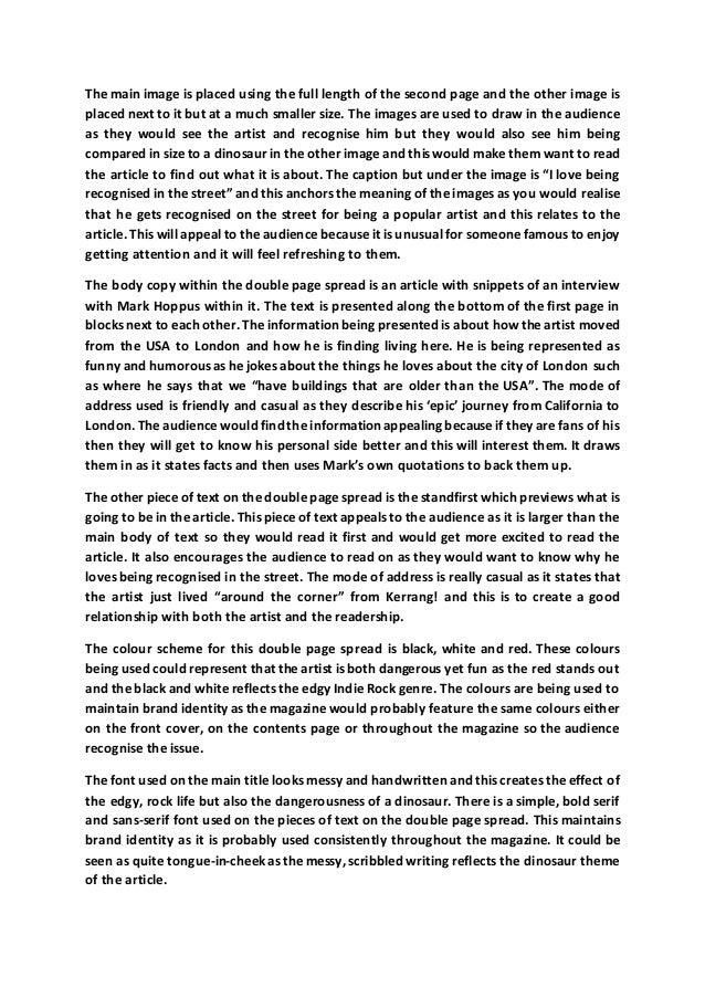 Double Page Spread Analysis 1