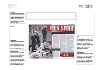 Double page spread analysis 1 and 2 | DOCX | Desktop Publishing ...