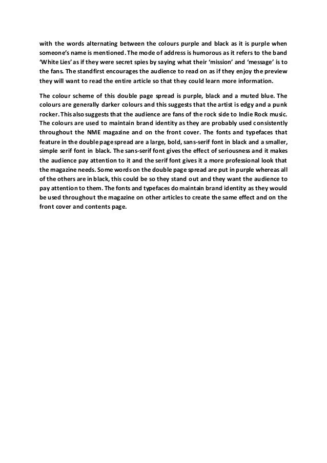 Double Page Spread Analysis 2