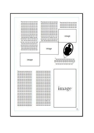 Double page spread computer mock up word | DOCX