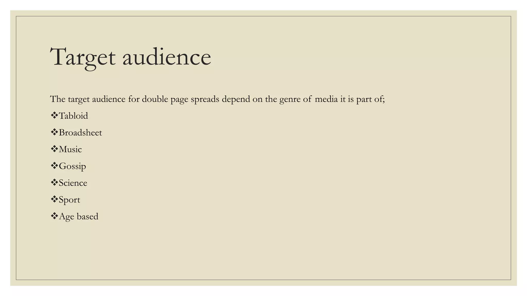 Double page spread (dps) research | PPT