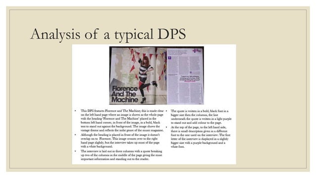 Double page spread (dps) research | PPT