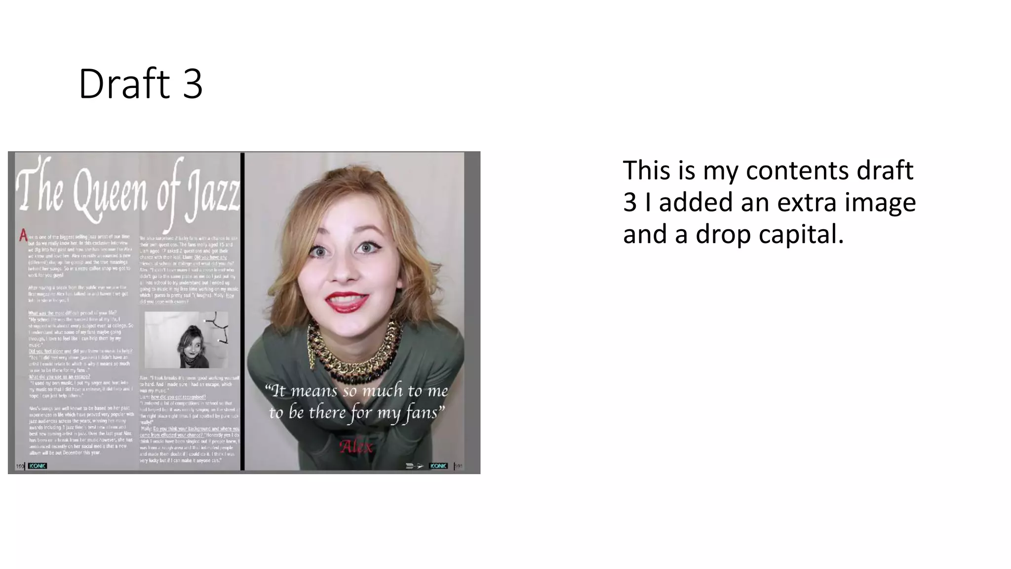 Double page spread drafts | PPTX