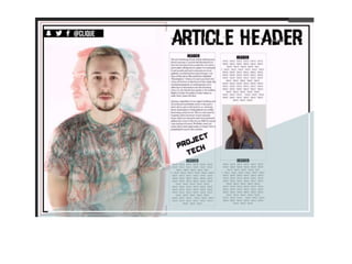 Double page spread drafts | PPTX | Photo Editing Software | Computer Software and Applications