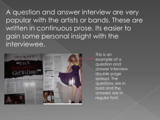 Double page spread examples | PPTX