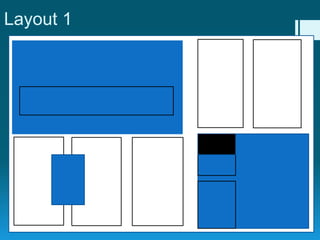 Double page spread image and layout plan | PPT